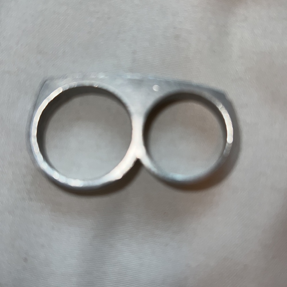 Surface2air 2 Finger Ring Brushed Metal - Gem